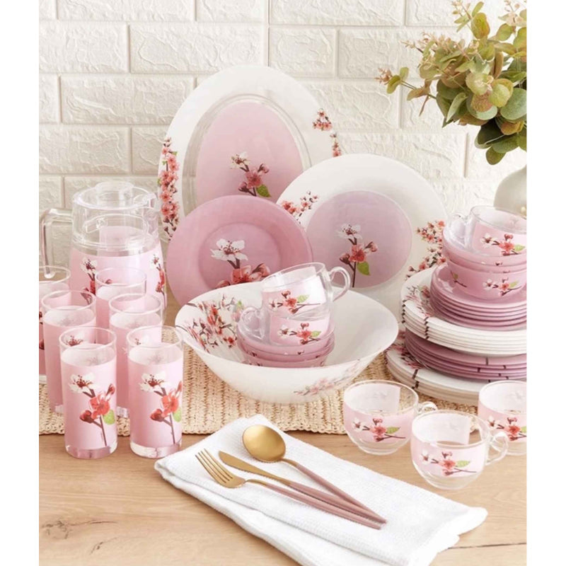 Luminarc Dinner Set Ambi Rose Garden 46 Pieces Set | Buy Luminarc ...
